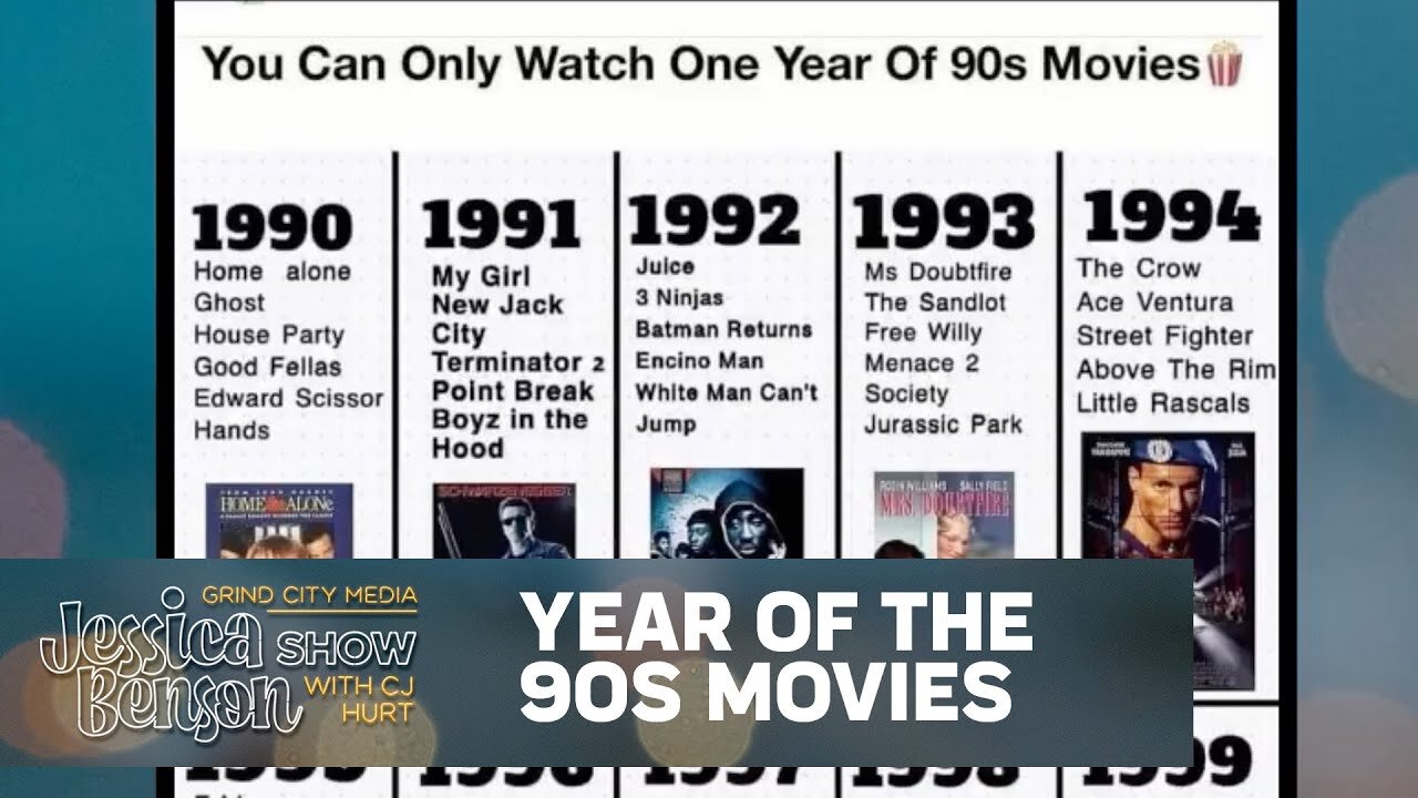 Year of The 90S Movies | Jessica Benson Show | Grind City Media