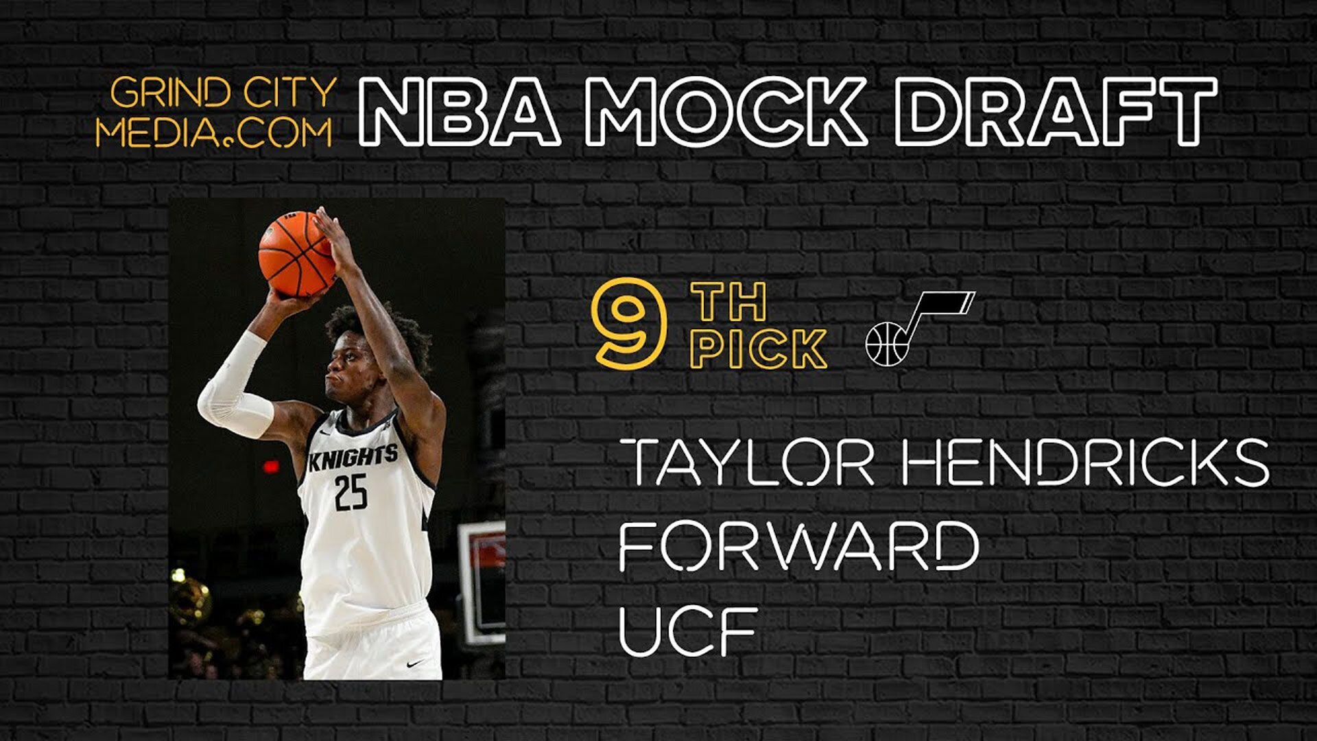 Utah Jazz #9 Pick Taylor Hendricks | 2023 NBA Mock Draft | Grind City Media