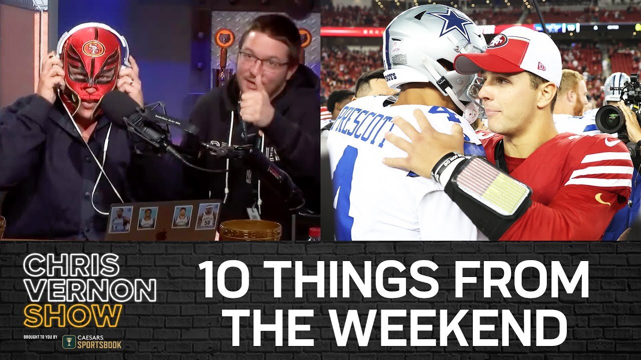 Chris Vernon Show | 10 Things, 49ers Dominate Cowboys, Derrick Rose ...