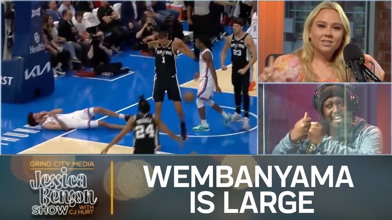 Jessica Benson Show | Wembanyama Is Large, Grizzlies Preseason Action ...