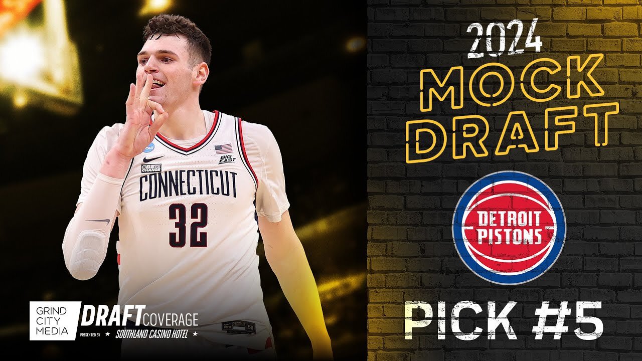 5th Pick, Detroit Pistons | 2024 Mock Draft | Grind City Media
